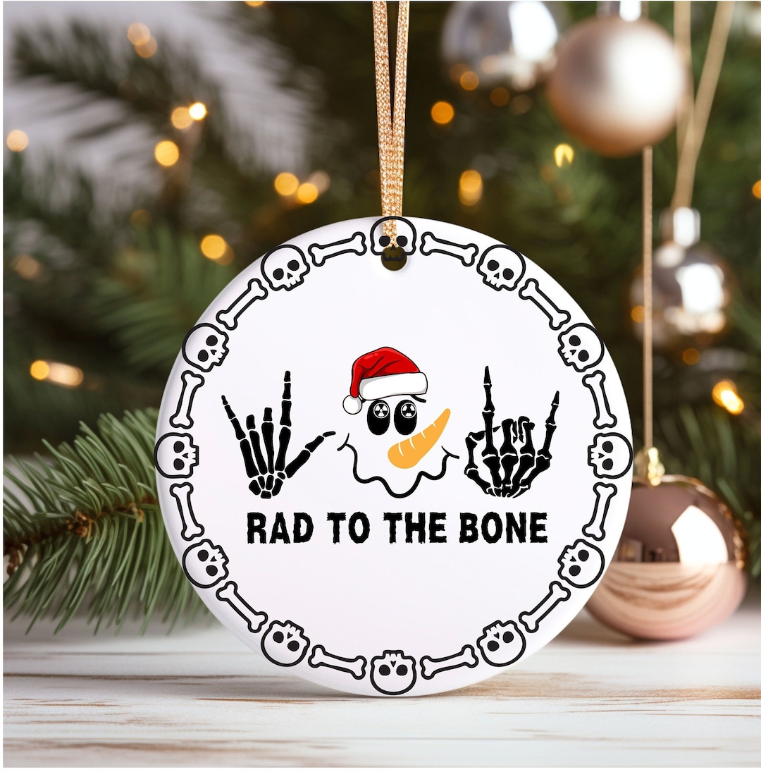 Funny Radiology Ornament RAD to the Bone Technician Graduation ...