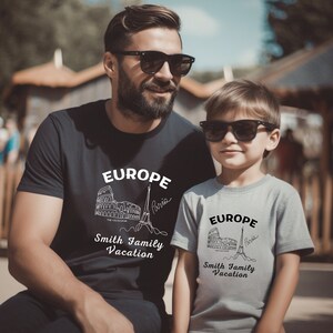 Europe Vacation Shirts Group Italy France Shirts Custom Vacation Shirt ...