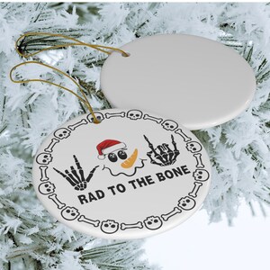 Funny Radiology Ornament RAD to the Bone Technician Graduation ...