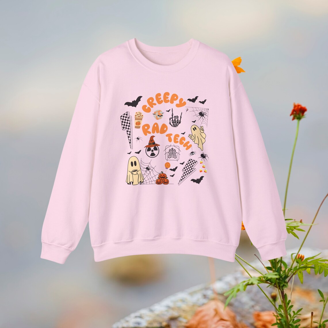 Radiology Halloween Sweatshirt X-ray Tech Graduation Crewneck for RAD ...