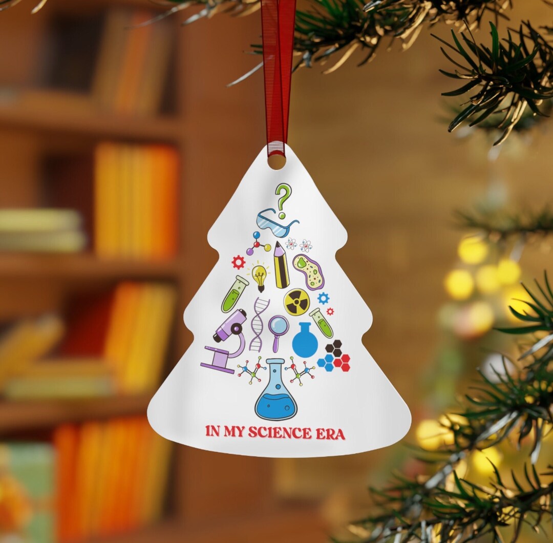 Funny Science Ornament Chemistry Teacher Gift in My Science Era ...