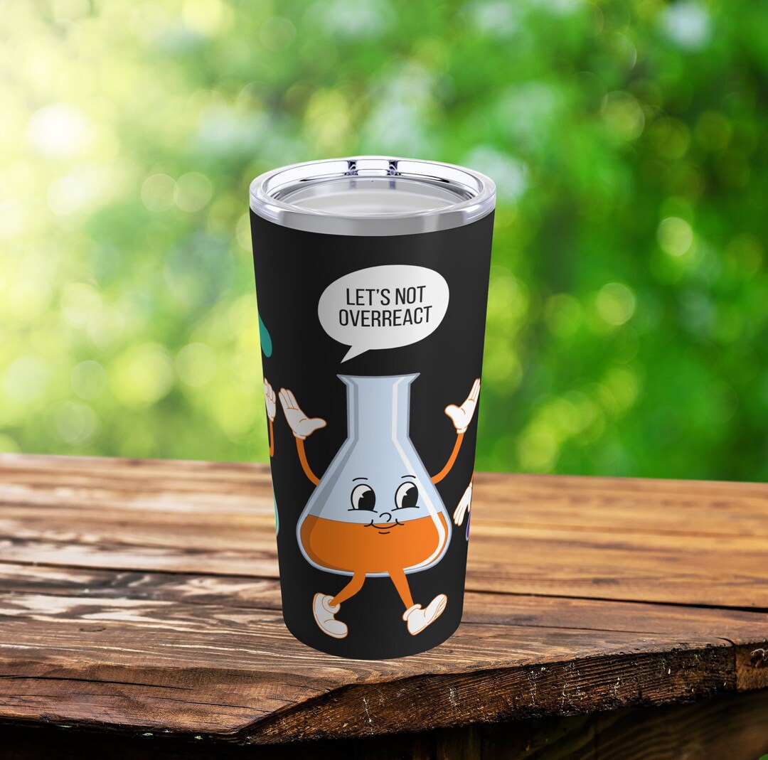 Science Flask Tumbler Science Lover Travel Mug Graduation Gift Elements ...