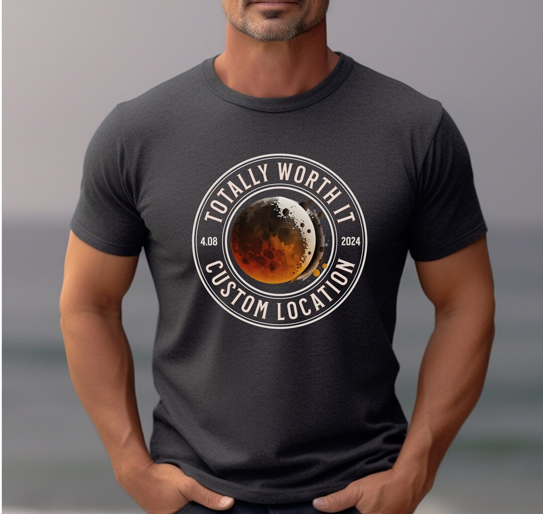 Custom Solar Eclipse Shirt 2024 Sun Moon Tee Total Solar Eclipse April ...