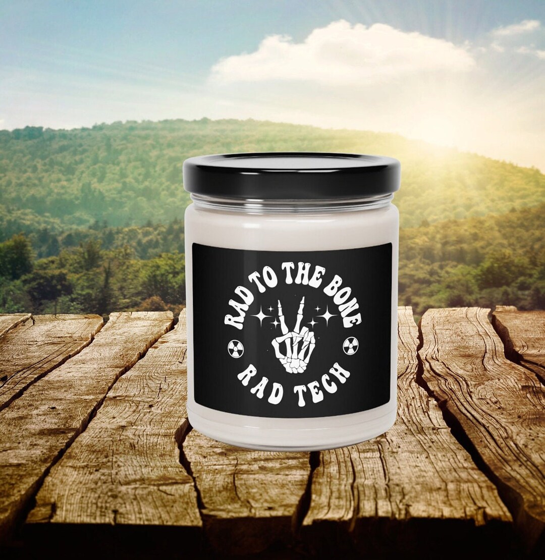 Funny Radiology Candle RAD to the Bone Technician Graduation or ...