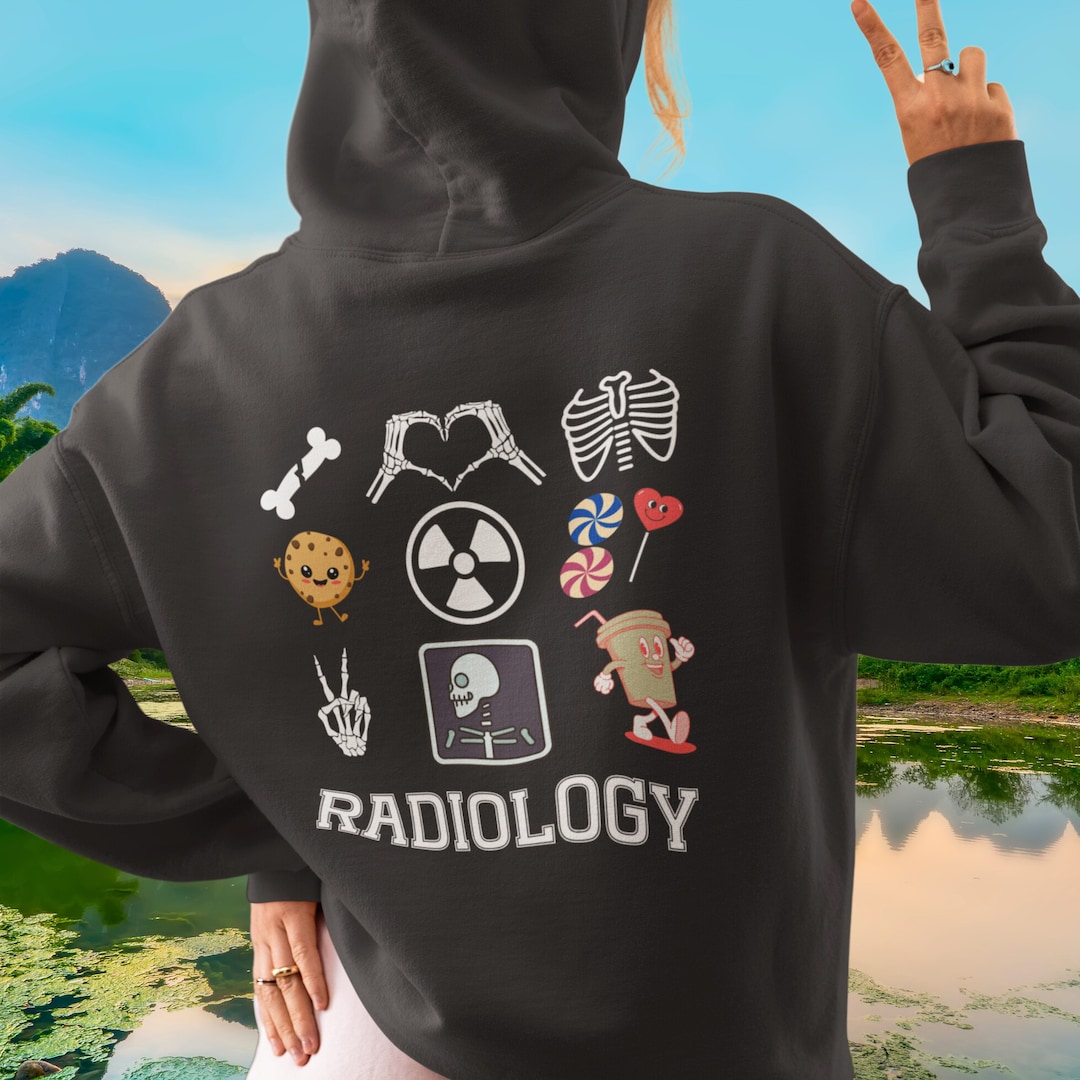 Personalized Radiology Full Zip up Sweatshirt X-ray Tech Zipup Hoodie ...
