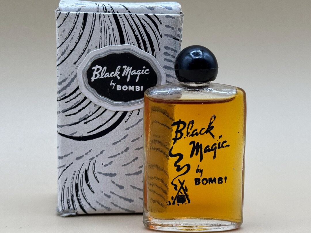 Vintage Black Magic Bombi 1/4 Oz Perfume Mini in Original Box Witchy ...