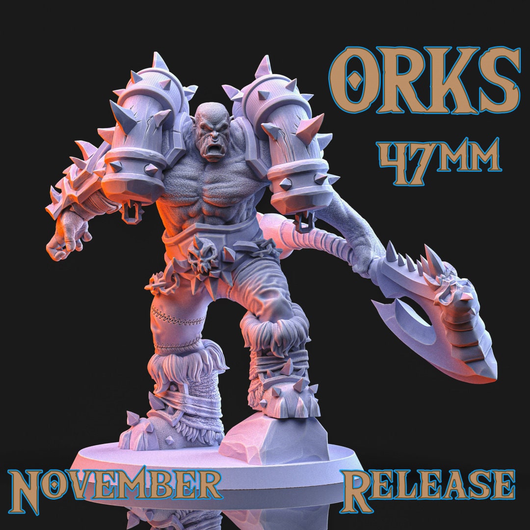 Orks Pack 7 Poses Imp3dsion - Etsy