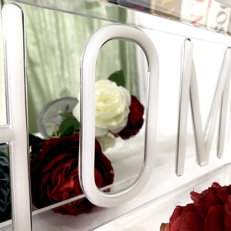 Home Neon Box Sign Desktop Neon Lights Tabletop LED Sign - Etsy