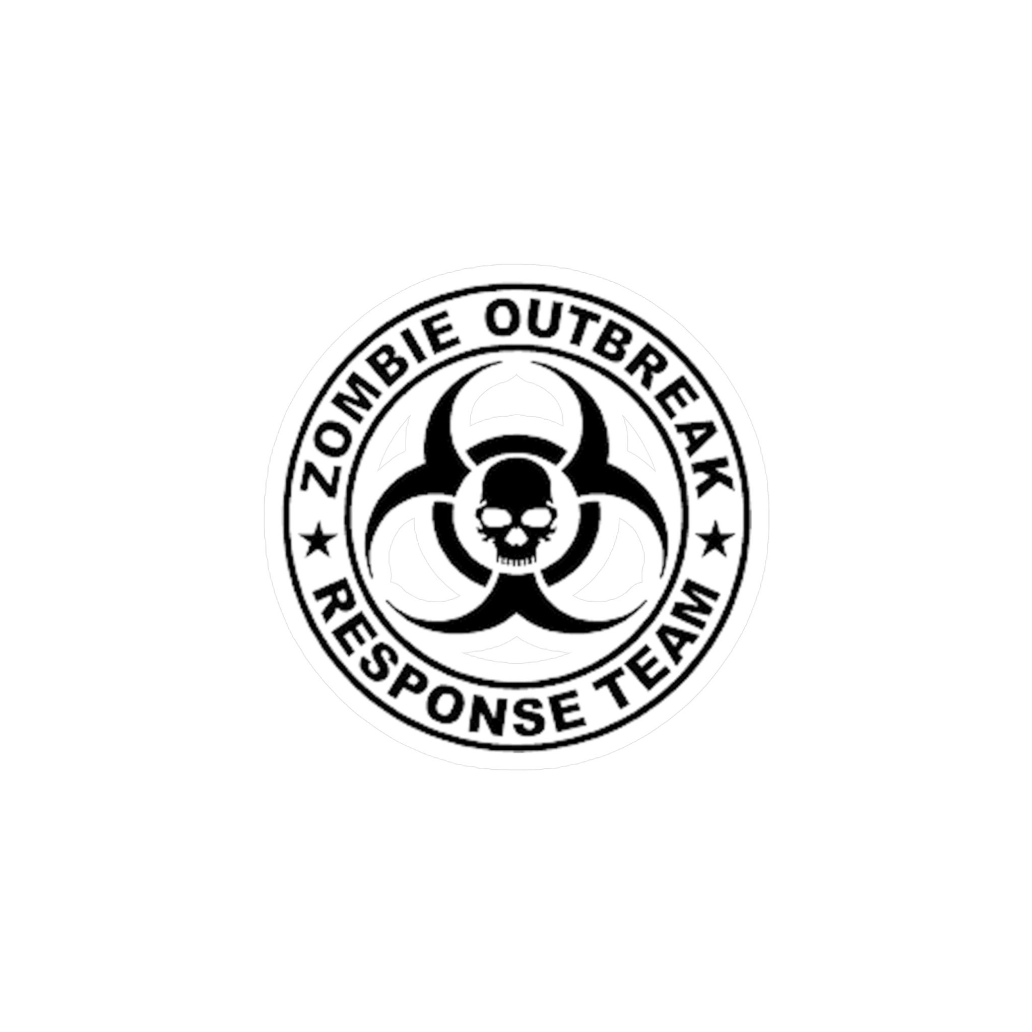 Zombie Sticker, Zombie Decal, Zombie Outbreak Response Team Vinyl Decal ...
