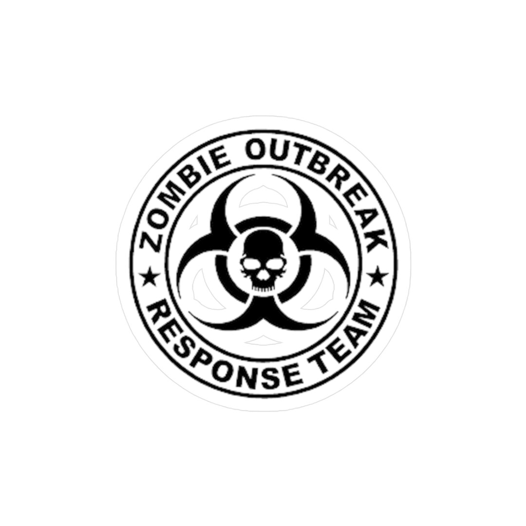 Zombie Sticker, Zombie Decal, Zombie Outbreak Response Team Vinyl Decal ...