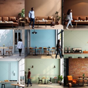 Cafe Frame Mockup Bundle (10), American Coffee Shop, Picture Frame ...