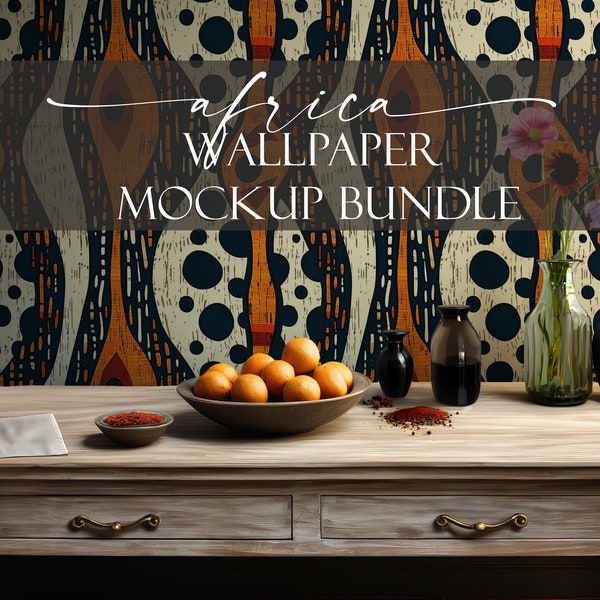African Wallpaper - Etsy
