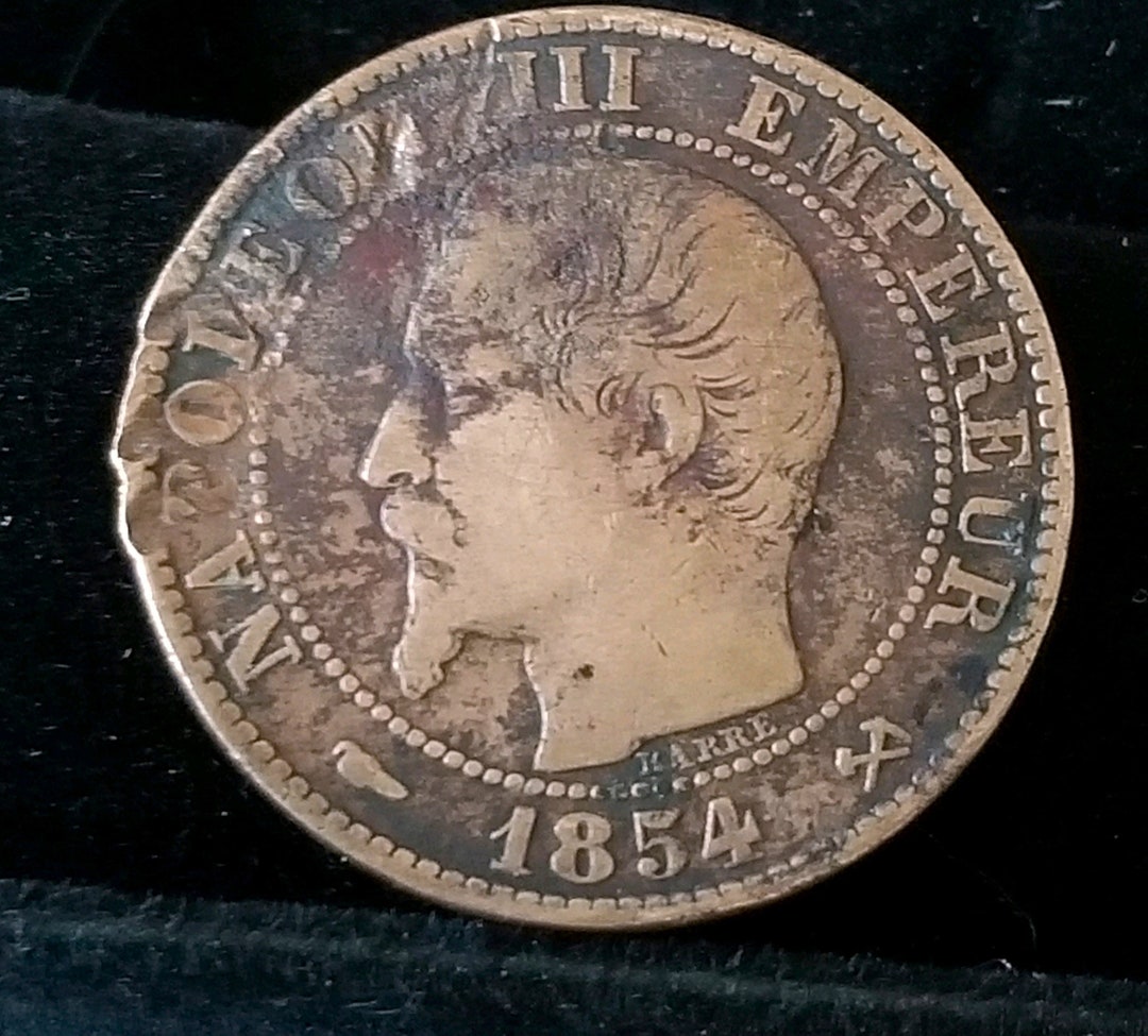 Rare 1854 Napoleon Emperor Coin - Etsy