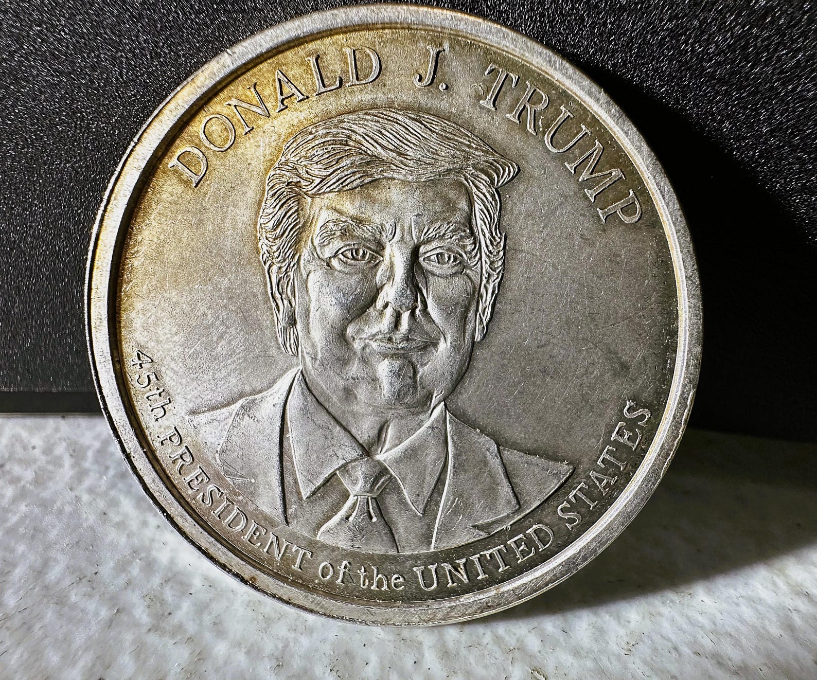 Donald J. Trump Silver Dollar 1 Troy Ounce .999 Fine - Etsy