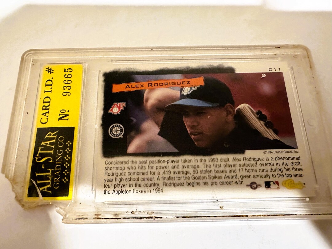 Alex Rodriguez All-star Graded Card (10) Cream of the Crop - Etsy