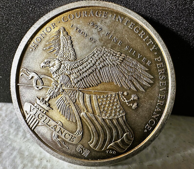 Donald J. Trump Silver Dollar 1 Troy Ounce .999 Fine - Etsy