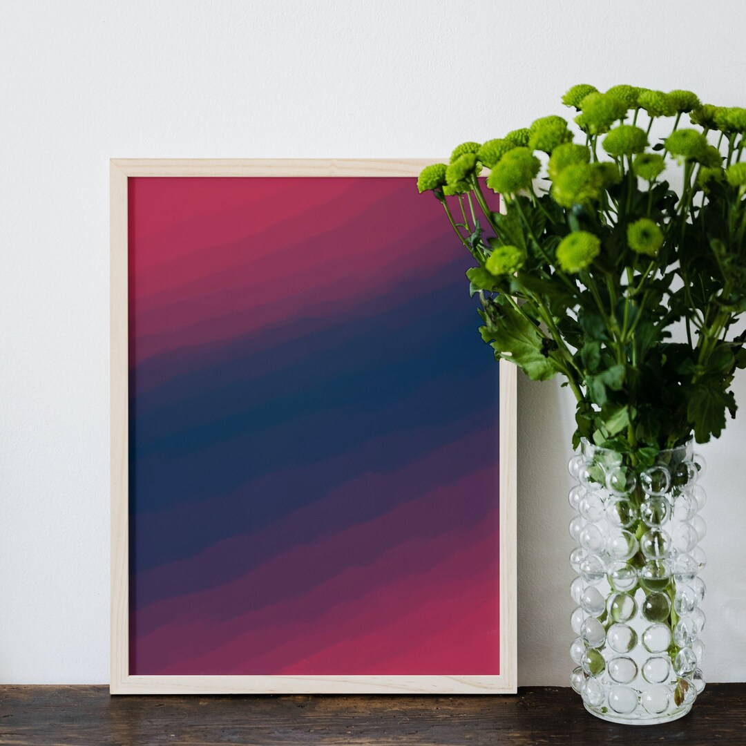 Viva Magenta Printable Wall Art Digital Download Color of the Year 2023 ...