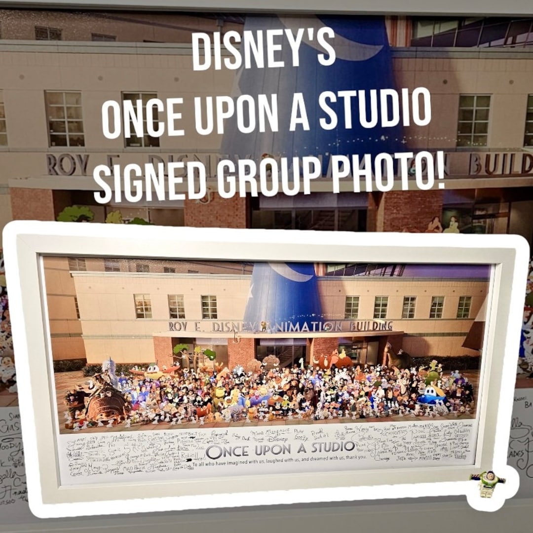 Once Upon a Studio Signed Group Photo Print, Perfect Animation Print ...