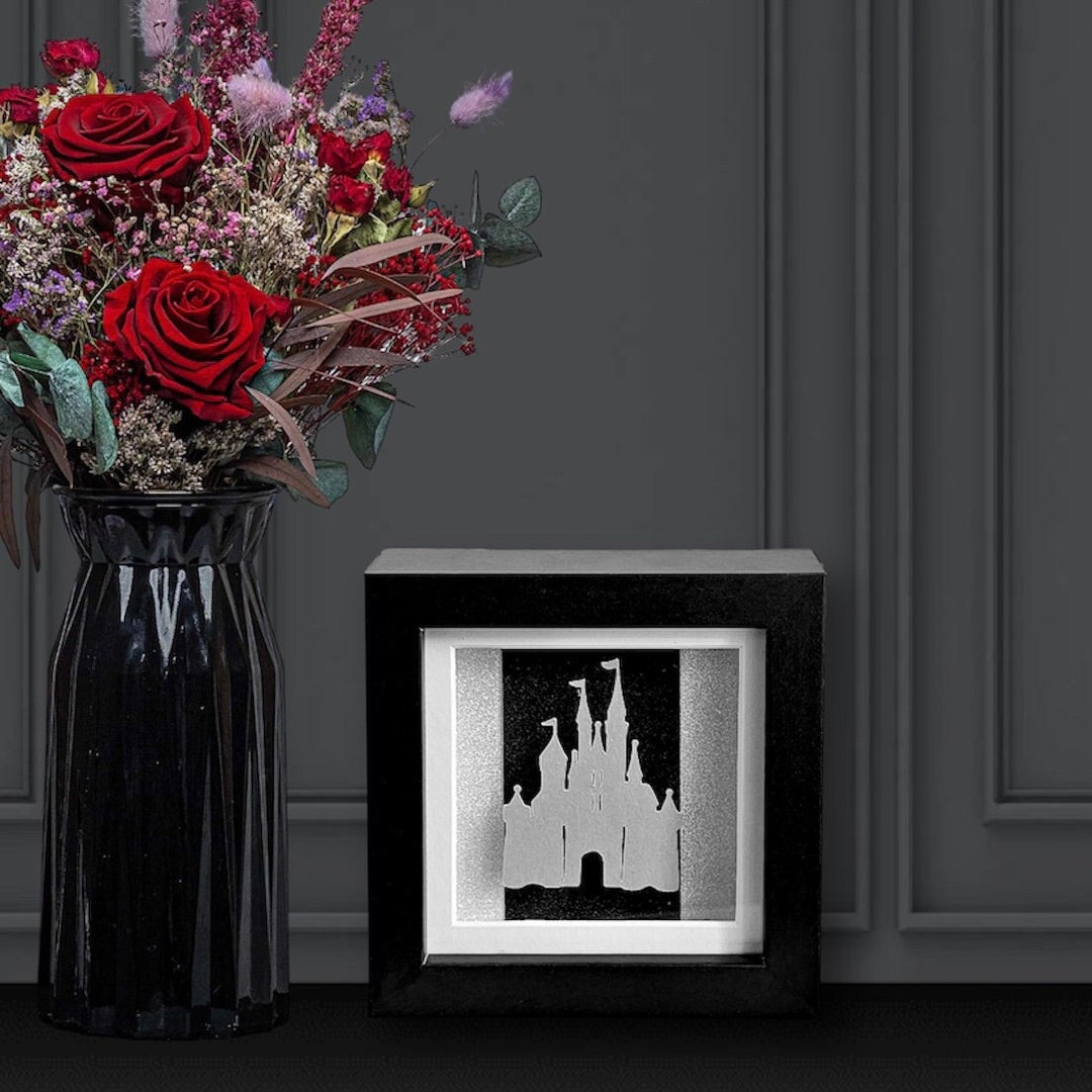 Disneyland Castle Shadow Box Design - Etsy