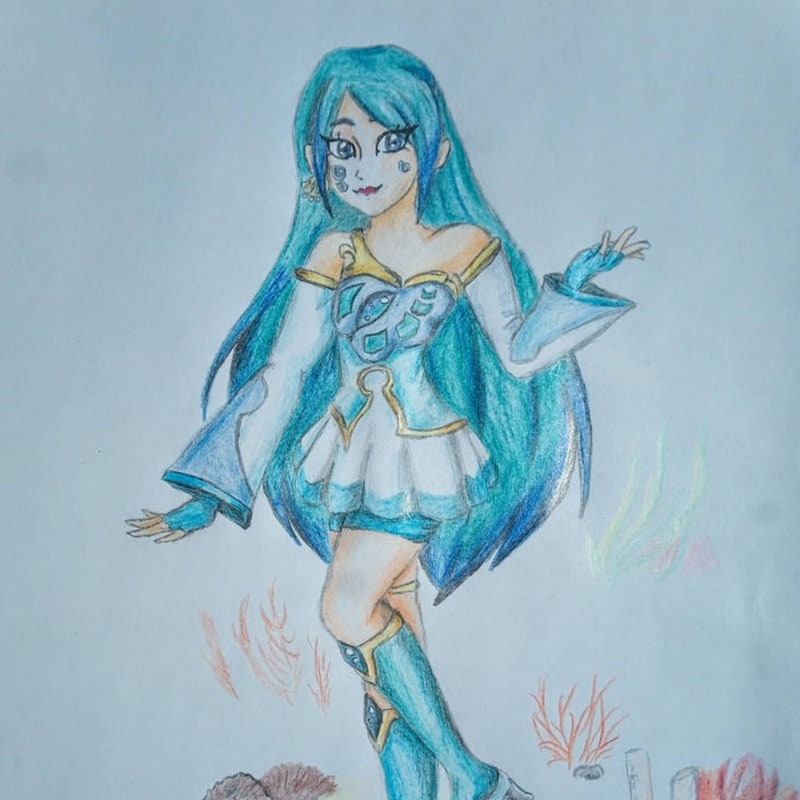 Handmade Anime Drawings - Etsy UK