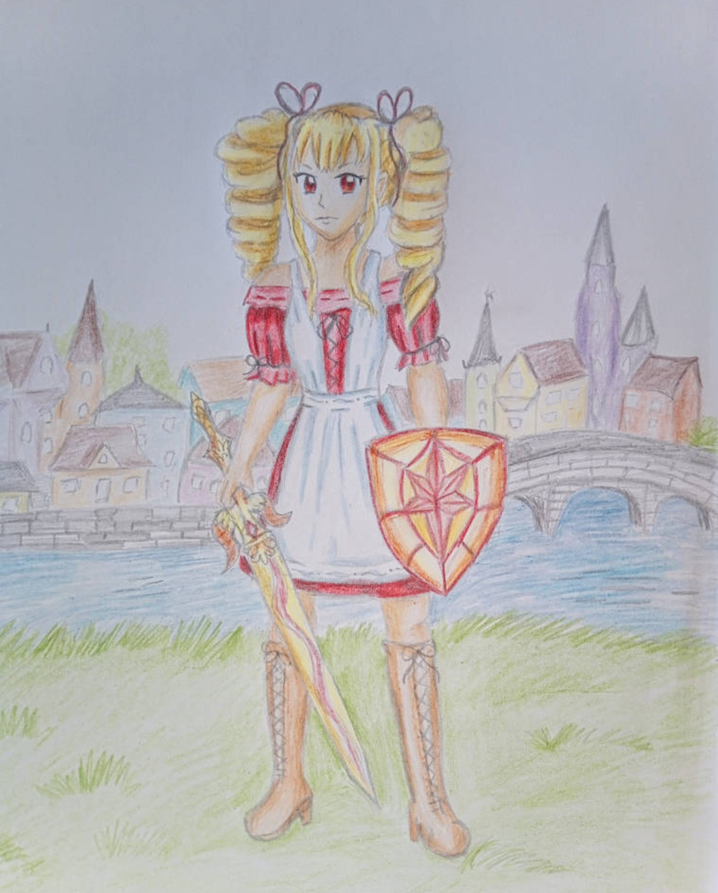 Custom Anime Character Hand Drawn A5 Art - Etsy