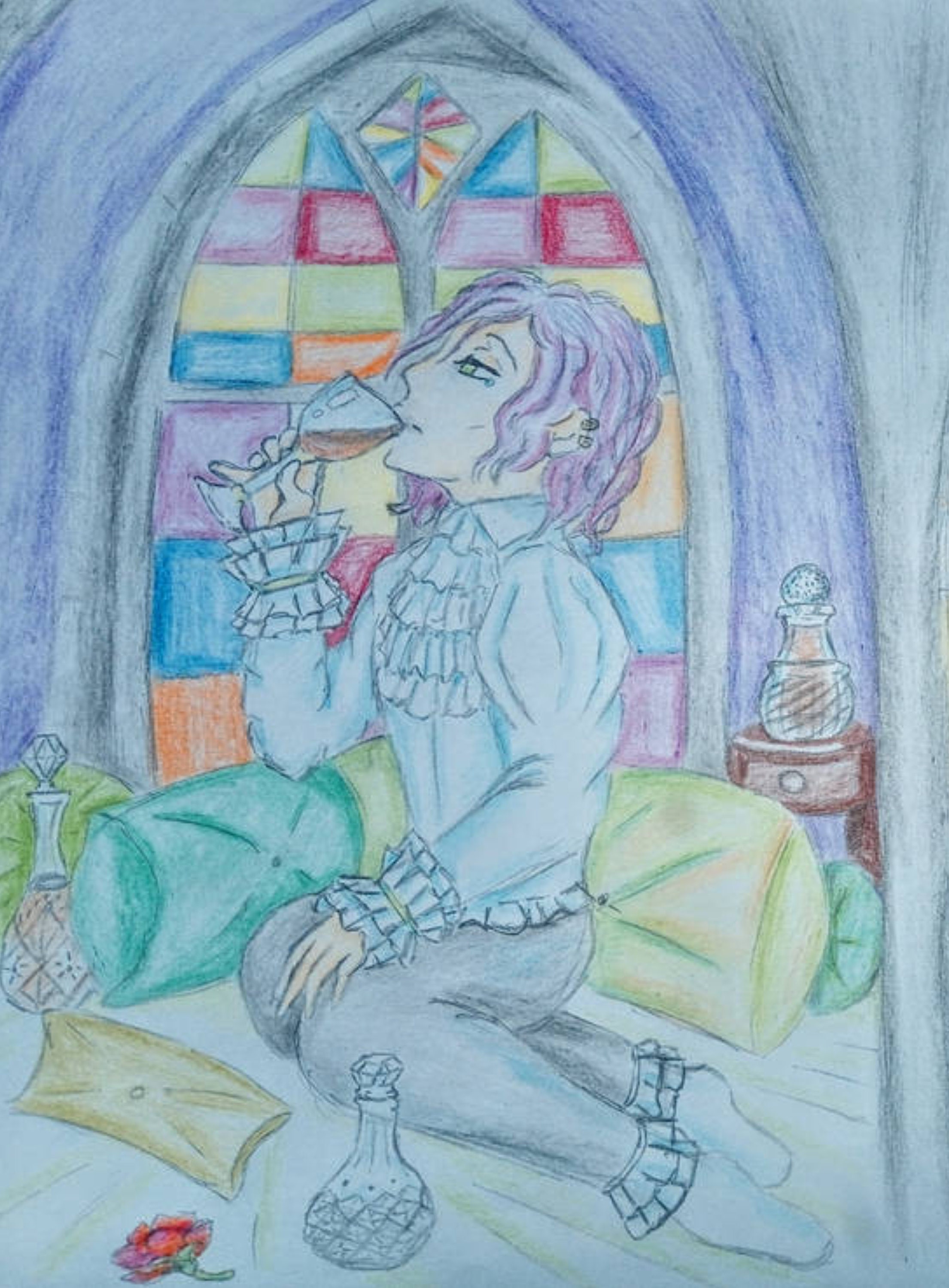 Custom Anime Character Hand Drawn A5 Art - Etsy