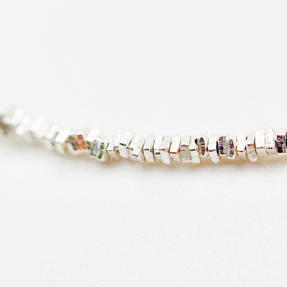 Sparkling Silver Shard Pearl Bracelet With Freshwater Pearls and Silver ...