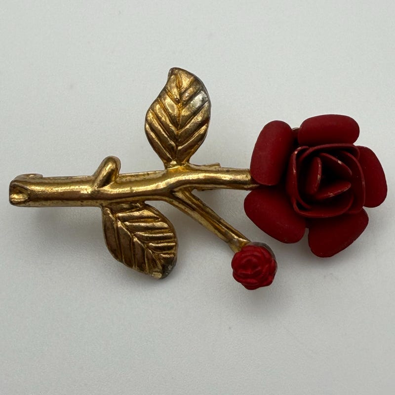 Vintage Pins Rose Bud - Etsy