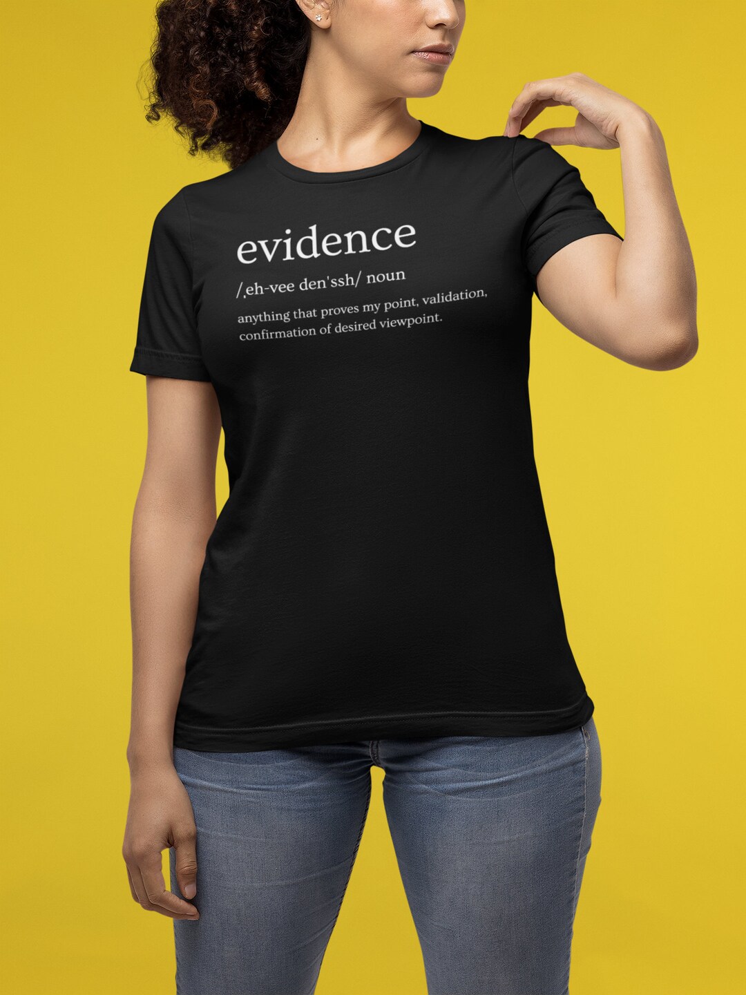 Evidence Dictionary Definition Humorous Soft & Comfortable Unisex Short ...