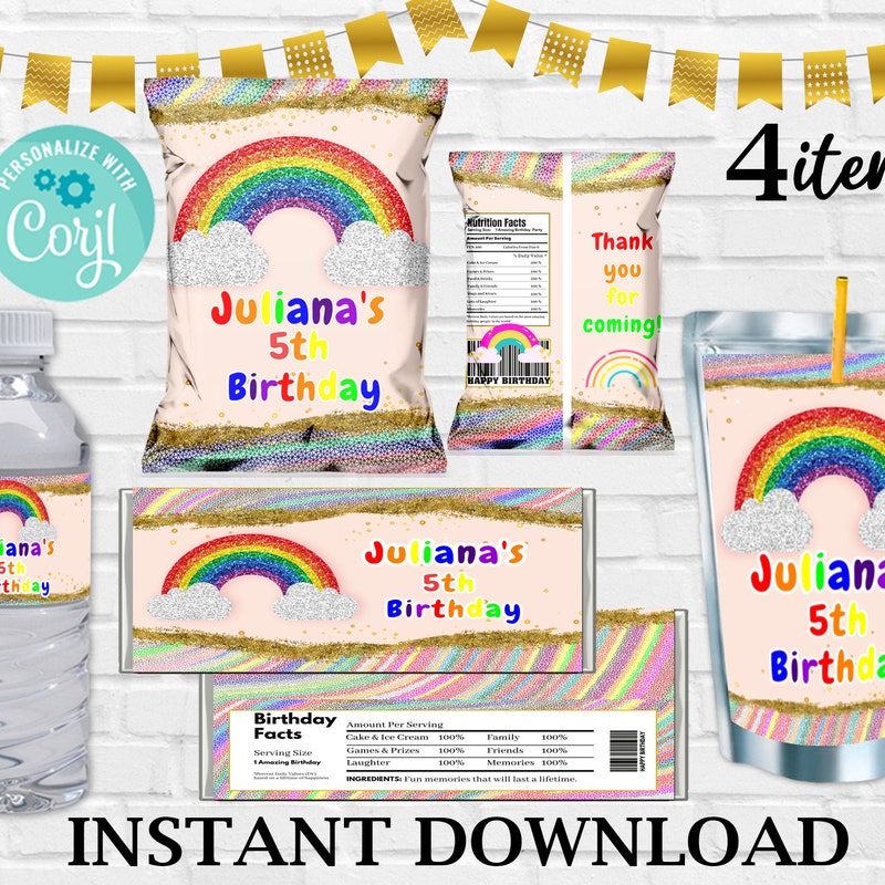 Rainbow Party - Etsy