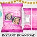 Tiktok Inspired Chip Bag, Editable Tiktok Inspired Chip Bag, Musical ...