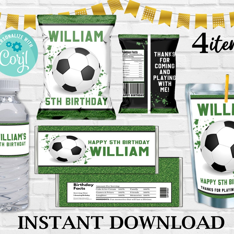 Soccer Party - Etsy
