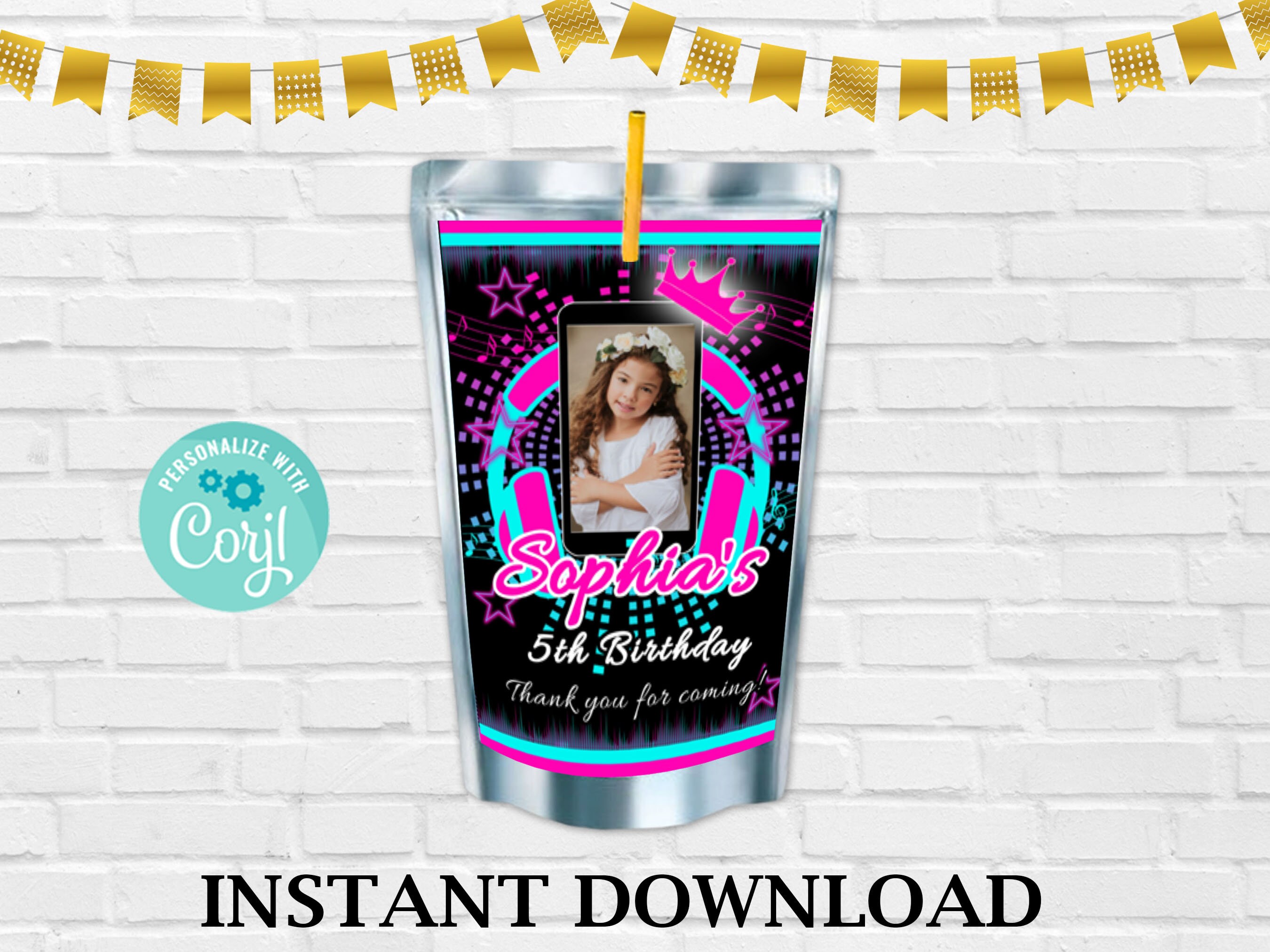 Tiktok Inspired Bundle, Tiktok Bundle Set, Editable Tiktok Inspired 6 ...