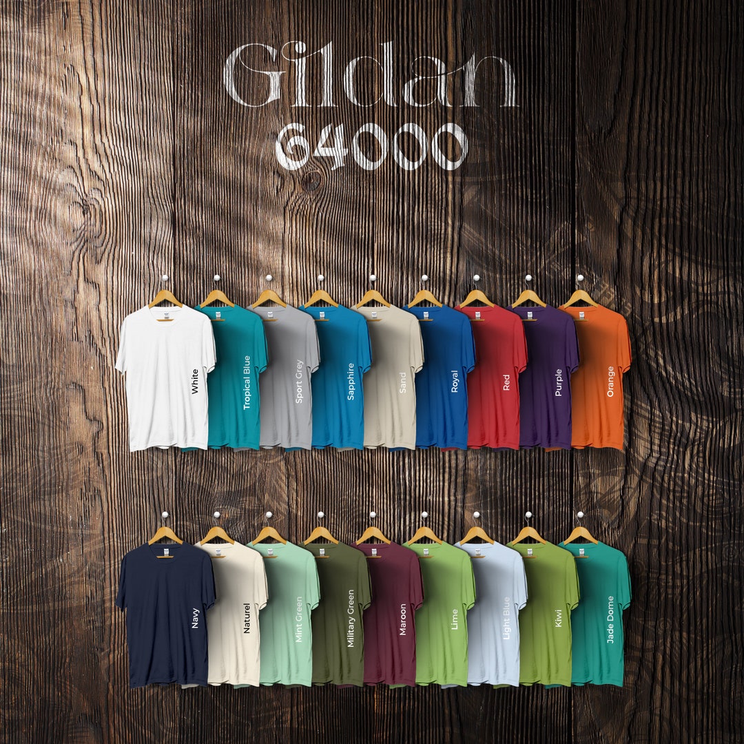 Gildan 64000 Color Chart Wooden Effect Full Editable Files Heather Mauve Hoodie Mockup Chart
