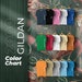 Gildan 2000 Color Chart, Full Editable Files, Tshirt Mockup Chart for ...