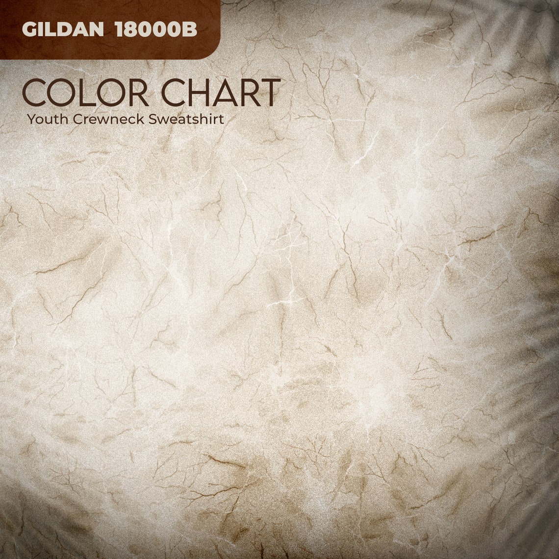 Gildan 18000B Size Chart and Color Chart, Key Features Listing Files ...