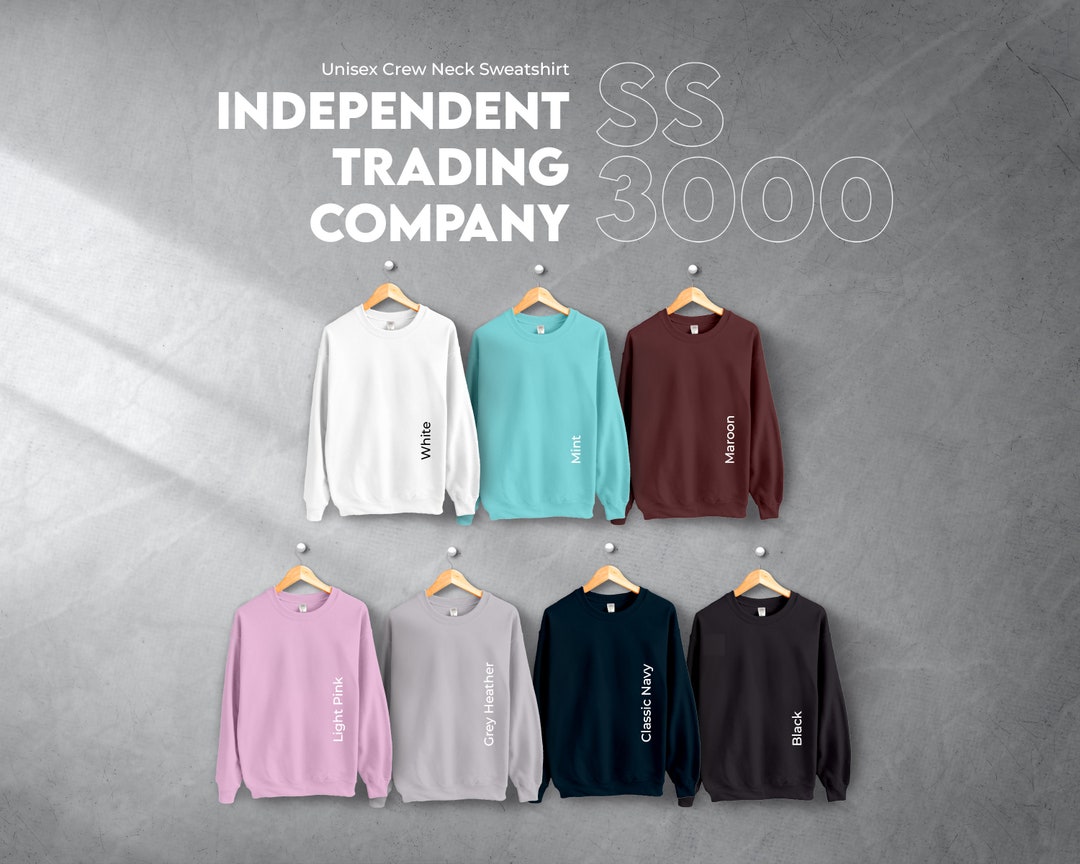 Independent Trading Company SS3000 Color Chart, Full Editable Files ...