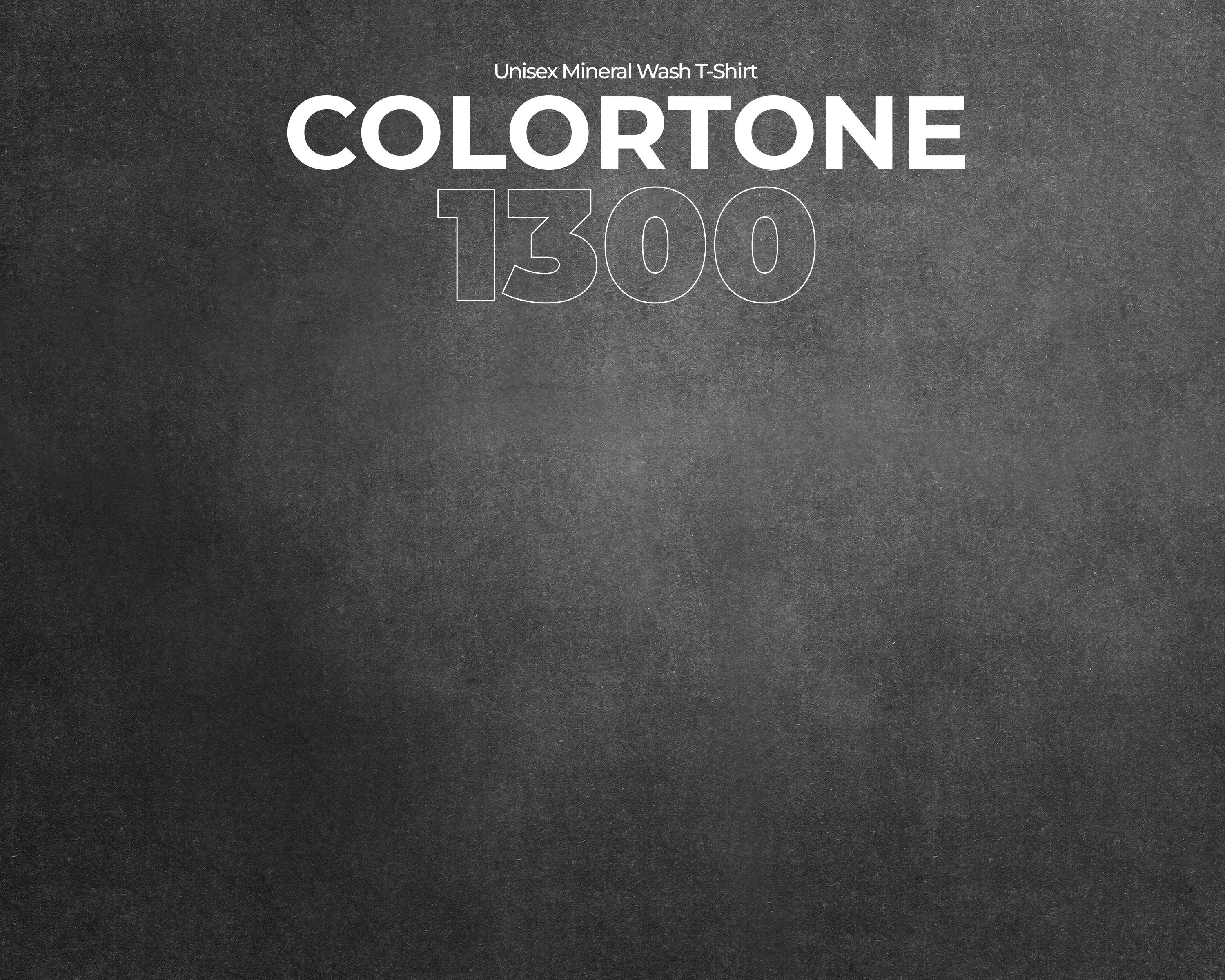 Colortone 1300 Color Chart, Unisex Mineral Wash T-shirt, 1300 Color ...