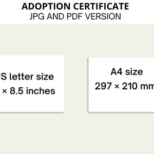 Pet Adoption Certificate Bird Adoption Certificate Parrot - Etsy