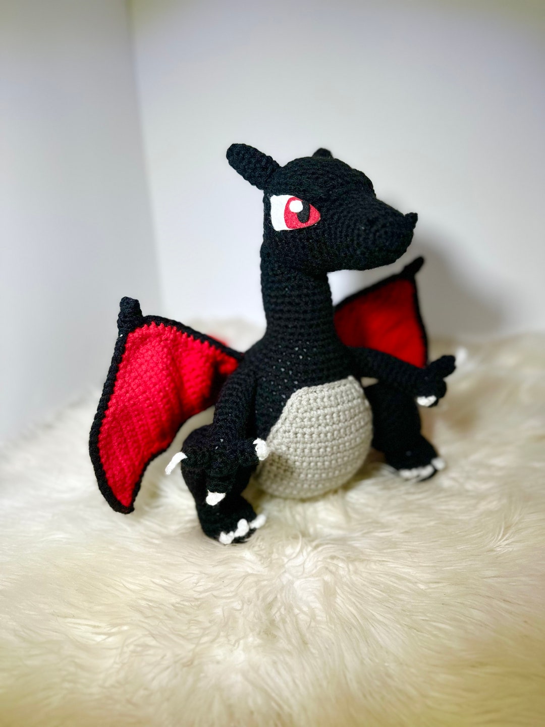 Handmade Crochet Shiny Charizard Pokémon - Etsy