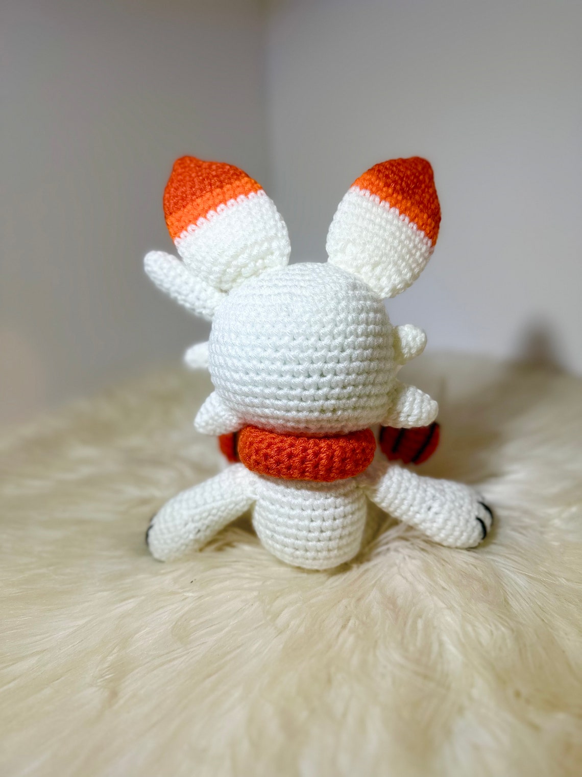 Handmade Crochet Scorbunny Pokémon - Etsy