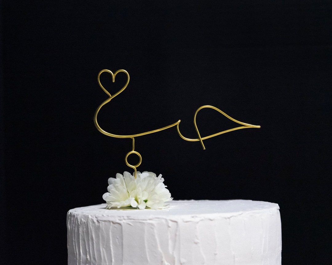 Love Topper - Arabic Topper - Wire Cake Topper for Engagements ...