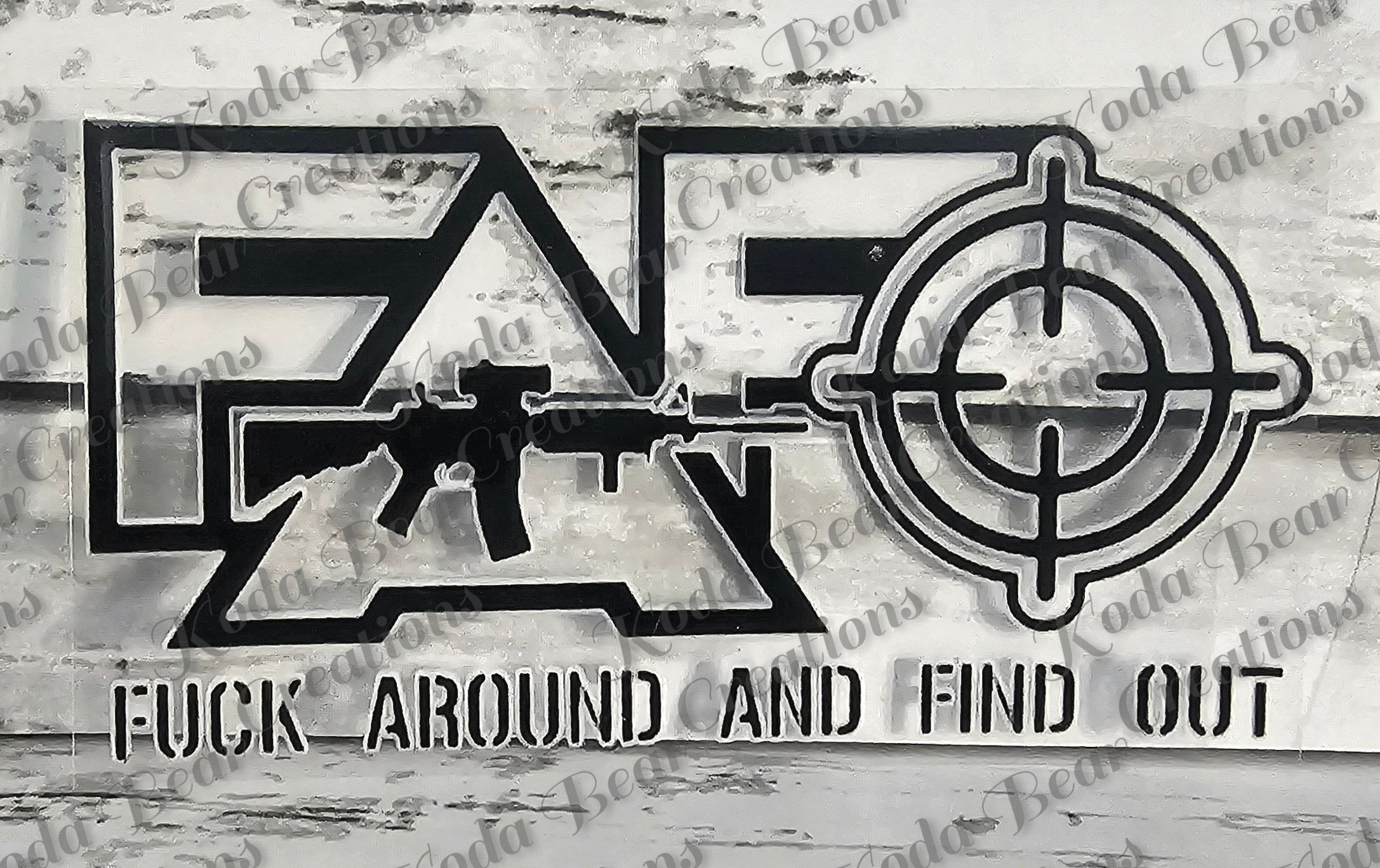 FAFO UV DTF Decal - Etsy