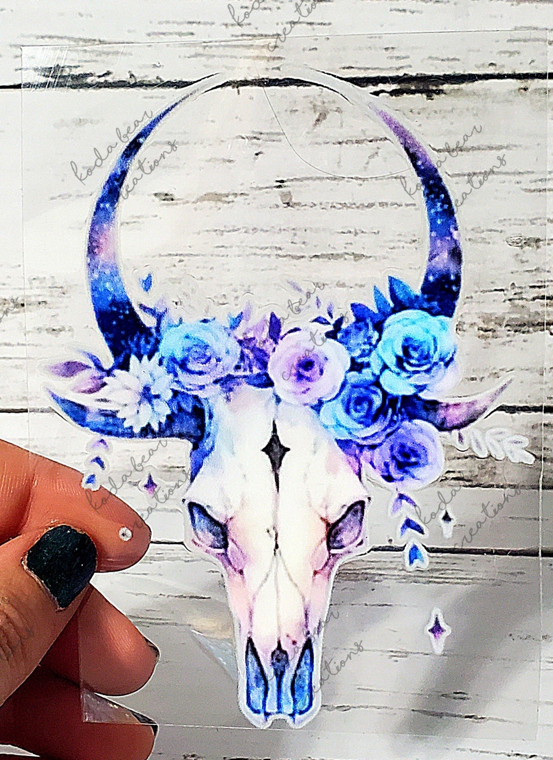 Cosmic Cow Skull - Etsy
