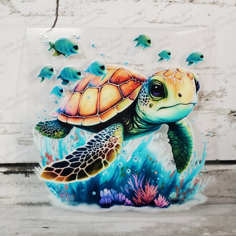 Sea Turtle Decal - Etsy