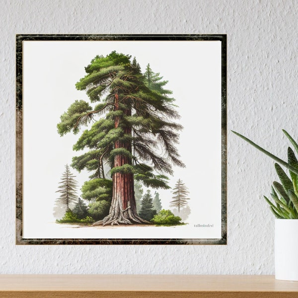 Redwood Tree - Etsy