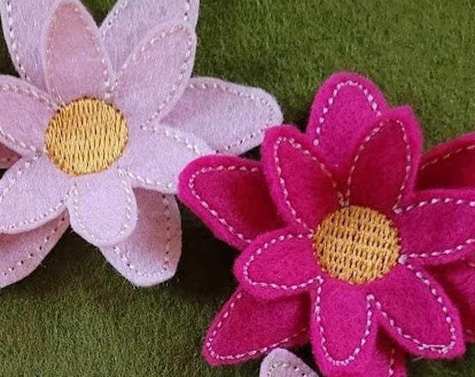 Embroidery File 3D Flowers Flower Ith Flowers Embroidery 11x11 - Etsy