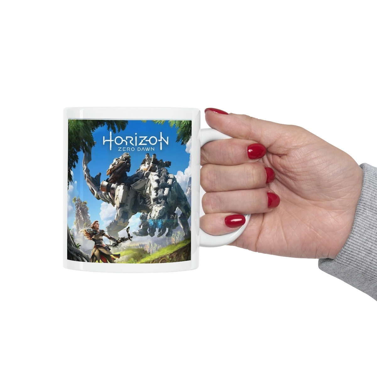 Horizon Zero Dawn Mug | Horizon Zero Dawn Gift | Video Game Mug ...