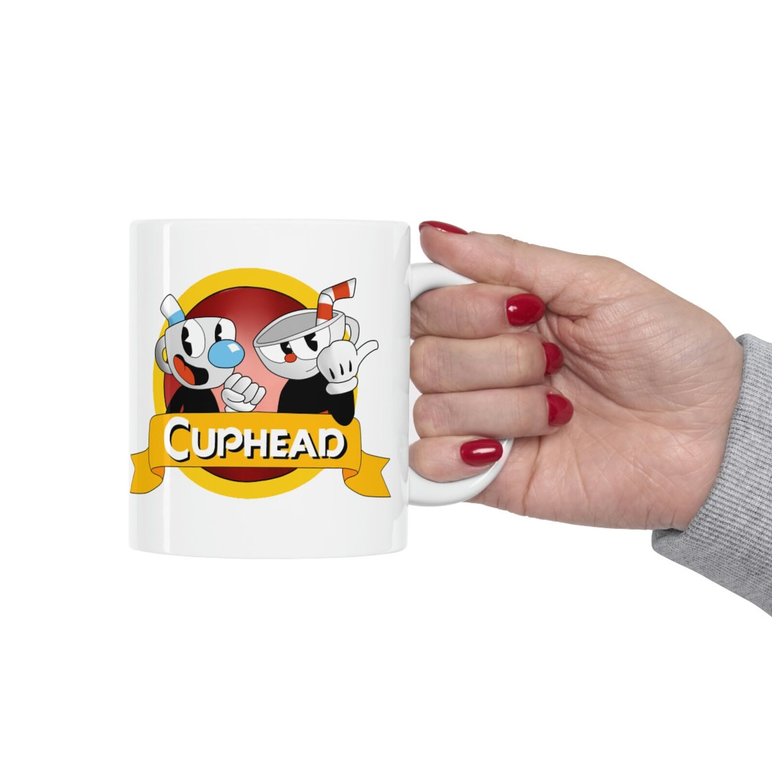 Cuphead Mug | Cuphead Gift | Video Game Mug | Gaming Gift | Gaming Mug ...