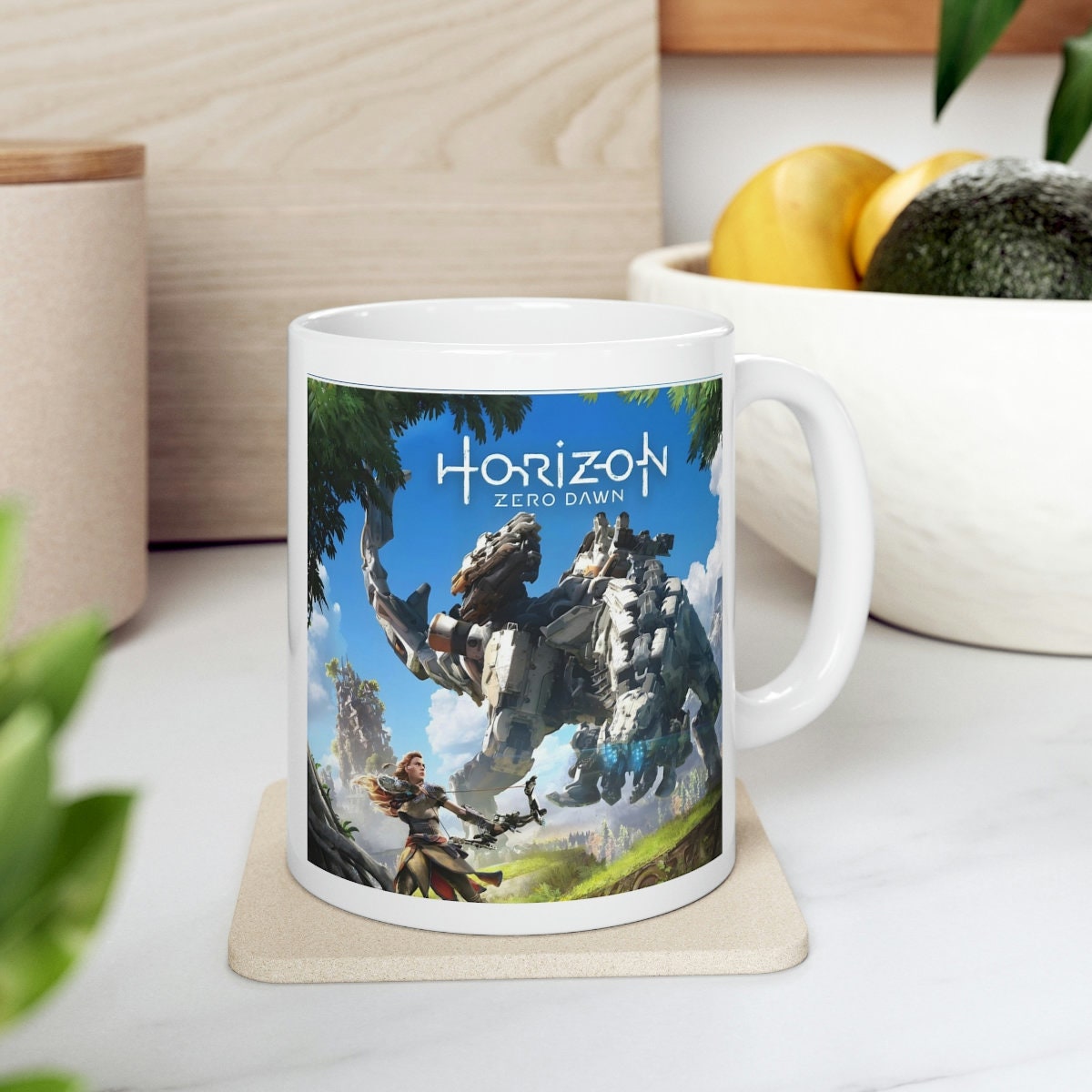 Horizon Zero Dawn Mug Horizon Zero Dawn Gift Video Game Mug Gaming Gift ...